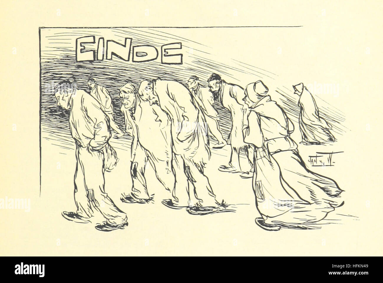 An image from 'Een vergeten hoofdstuk. Blanke Slaven', a supplementary text to 'Eene Halve Eeuw ...