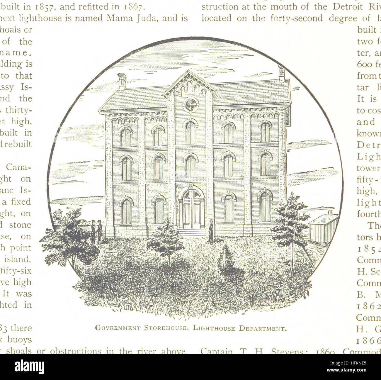 This image from 'The History of Detroit and Michigan' covers the ...