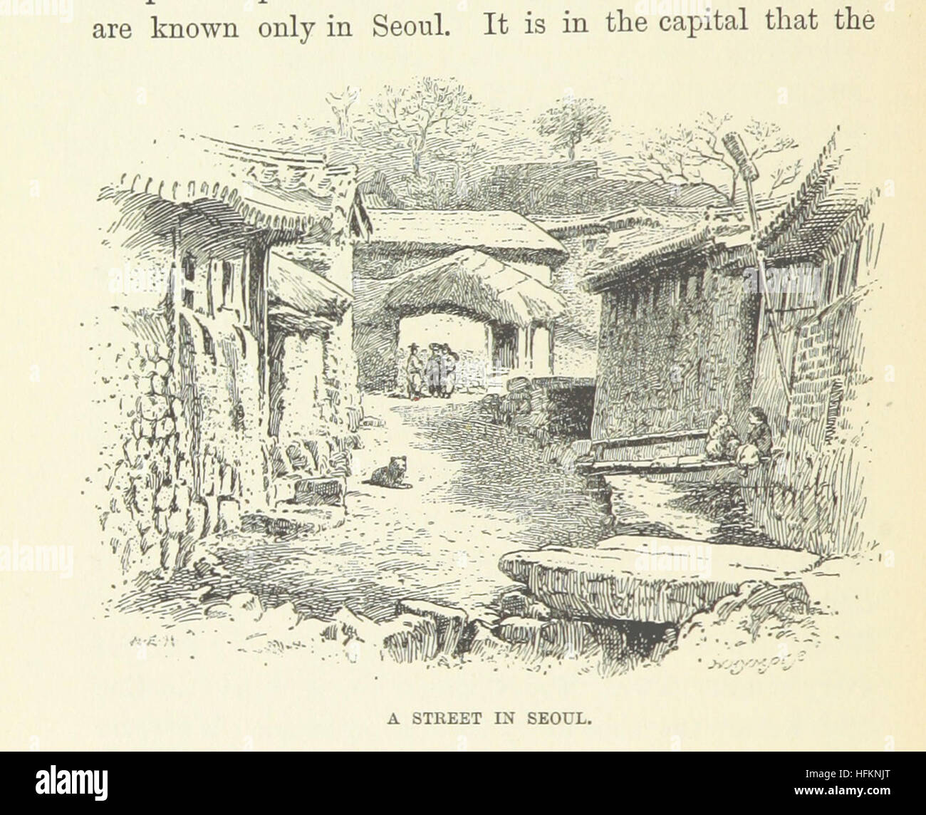 This image from 'Korea and her Neighbours' depicts the historical and ...