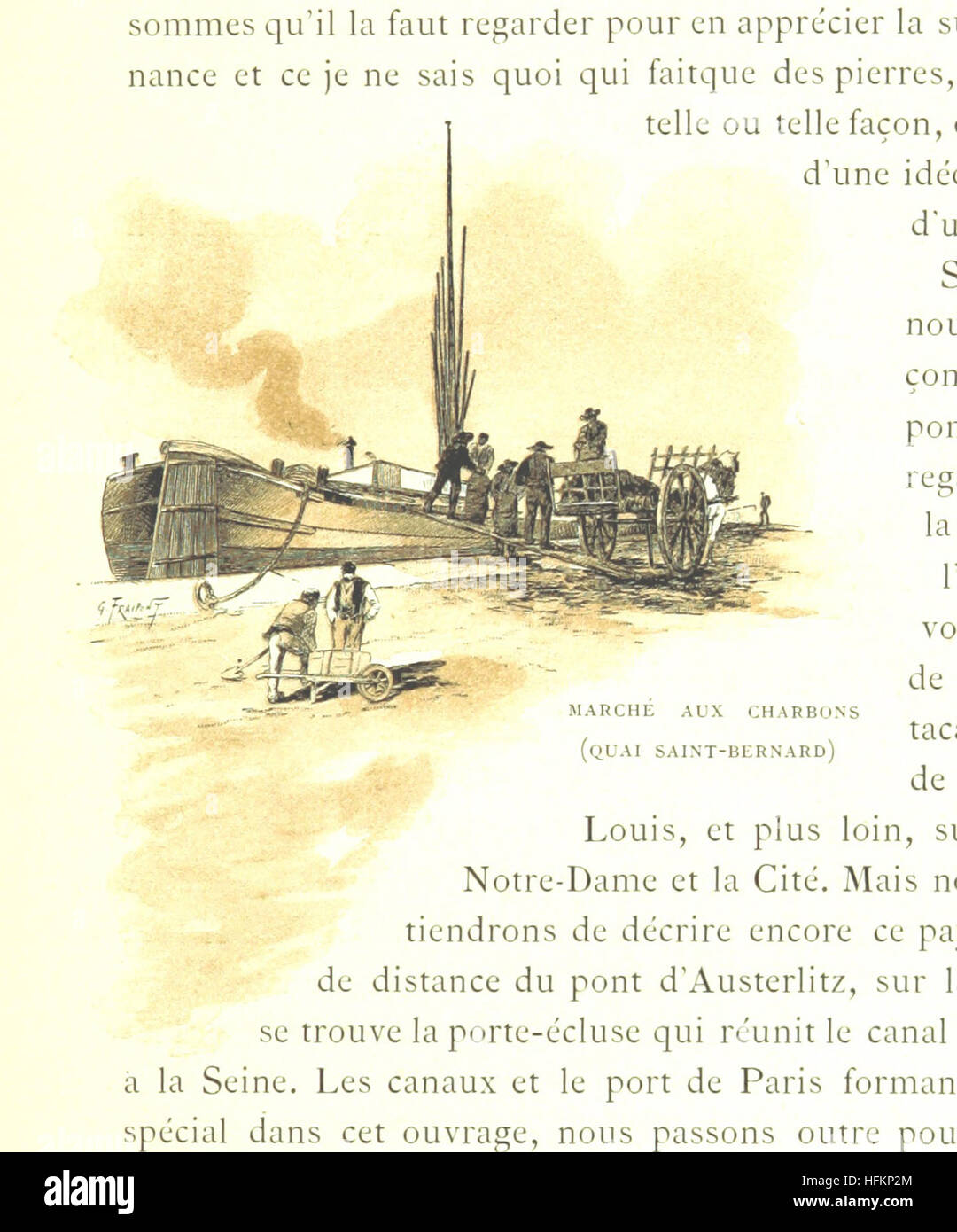 This French work illustrates the journey along the Seine River through ...