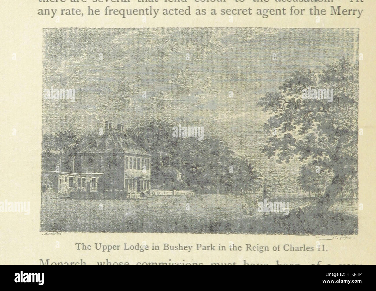 An image from 'The History of Hampton Court Palace', illustrating the ...