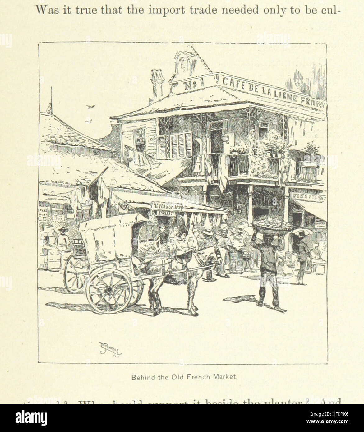 This image is from 'The Creoles of Louisiana,' an illustrated book ...
