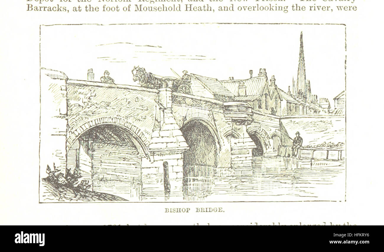 This image from 'Norwich: An Illustrated Guide' depicts landmarks and ...