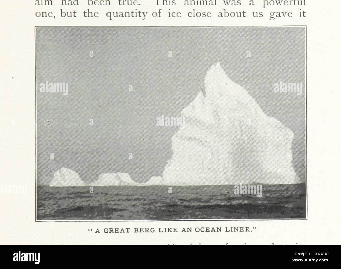An illustration from 'Northward over the Great Ice', depicting life and ...