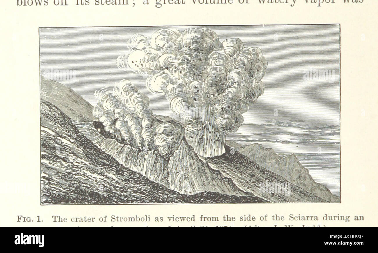 An image from 'Volcanoes of North America,' focusing on the geological ...