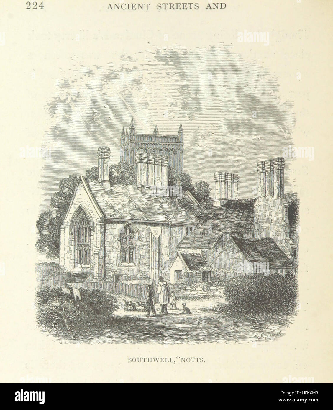 This image from 'Ancient Streets and Homesteads of England' shows the ...