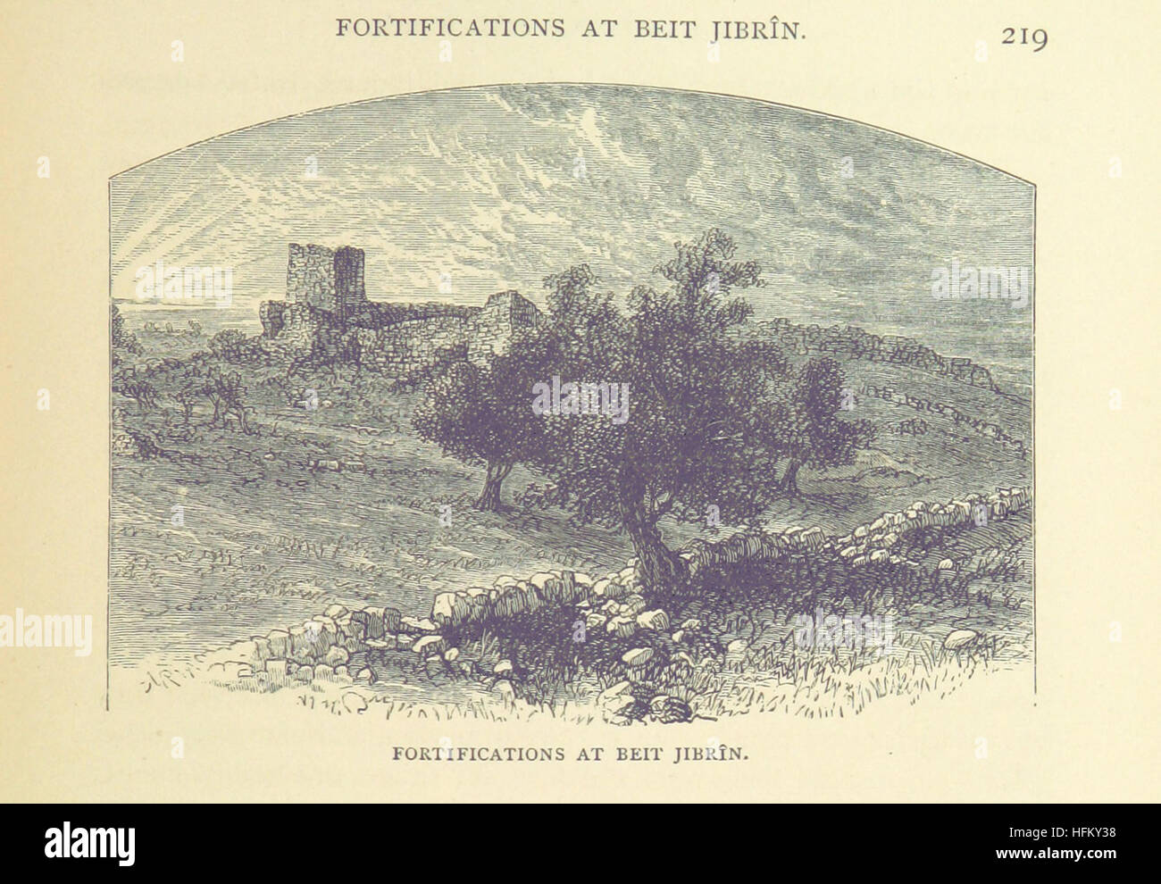 This image from 'The Land and the Book' illustrates Biblical scenes ...
