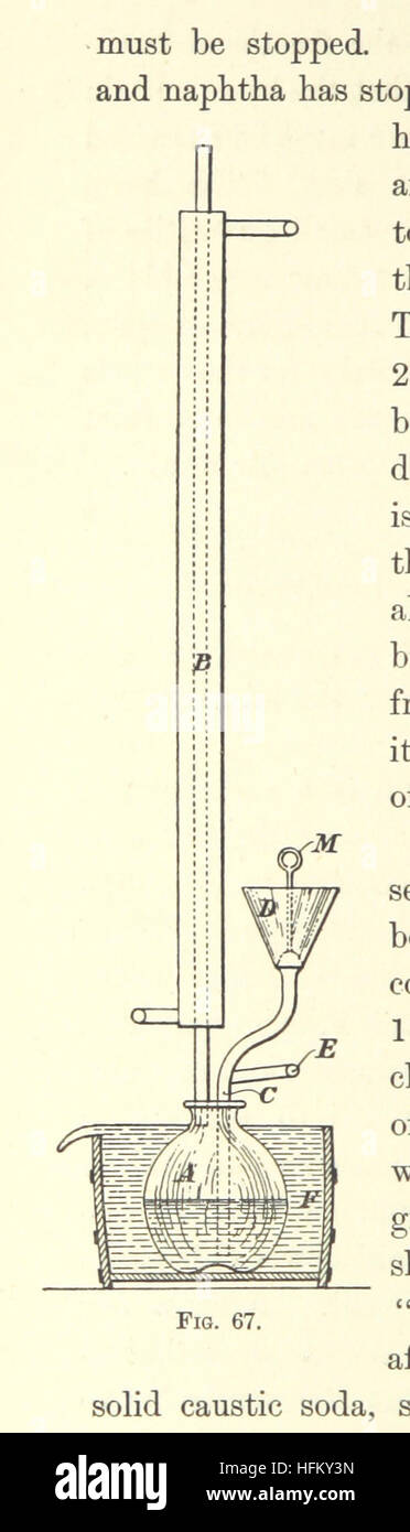 Image from 'A Practical Treatise on Mineral Oils' showing the process ...