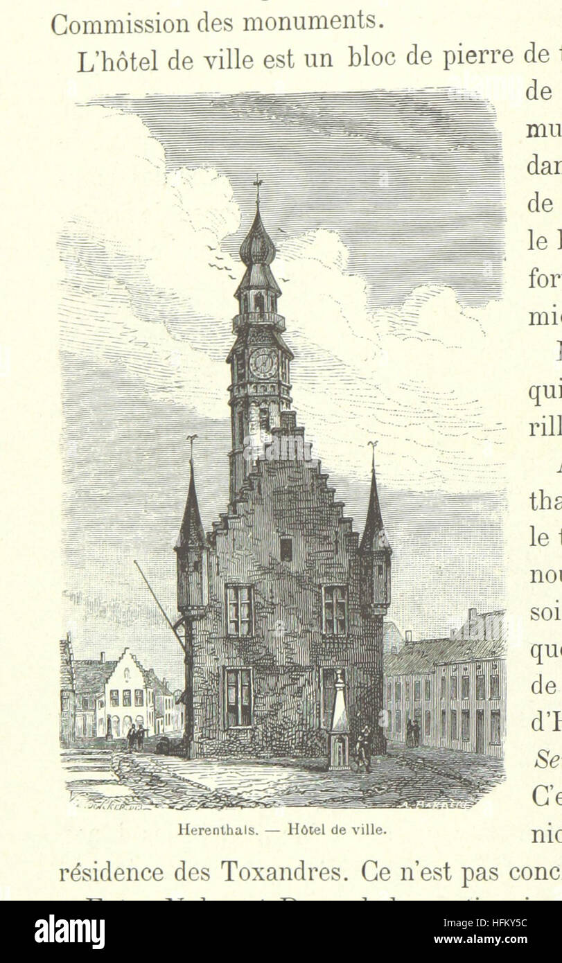 An image from 'La Belgique illustrée' showing Belgium's monuments ...