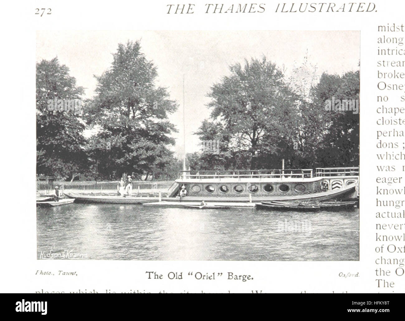 This illustrated journey along the Thames River covers notable ...