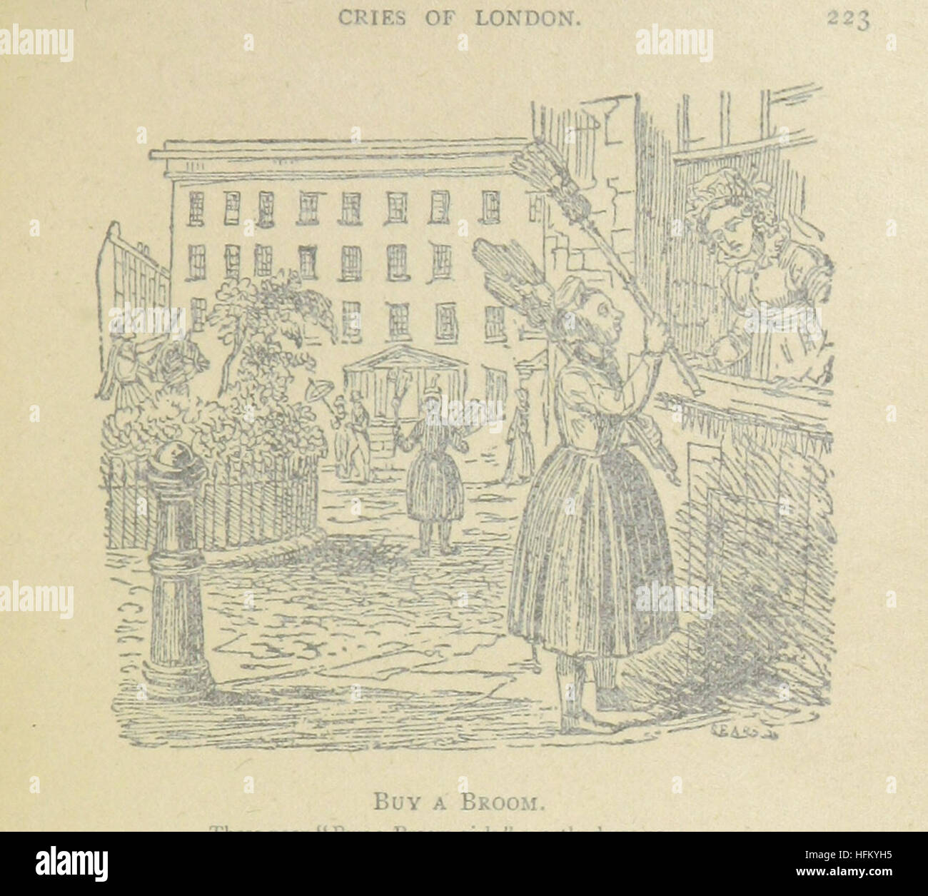 This image comes from 'A History of the Cries of London', illustrating ...