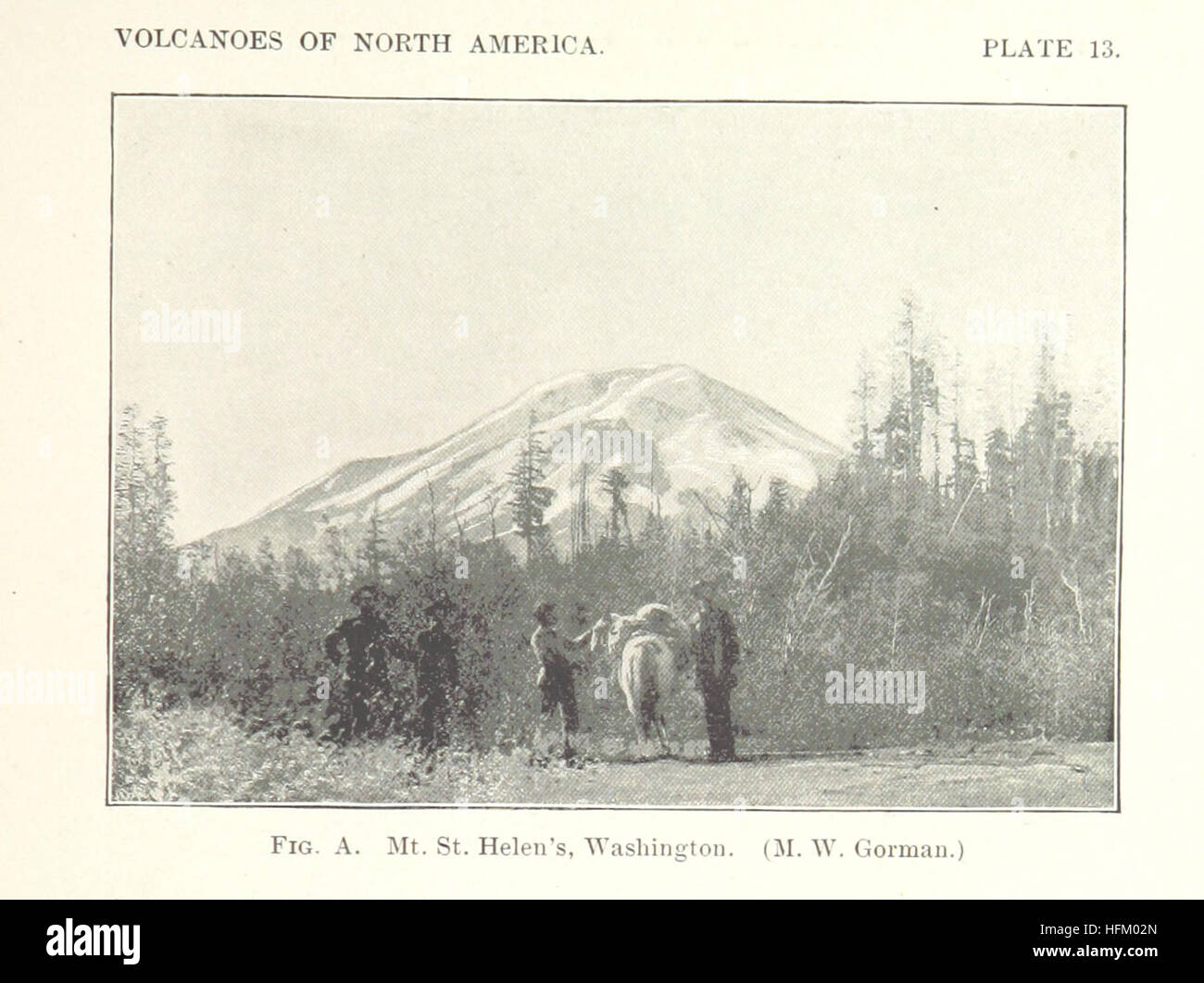 A study of the volcanoes in North America, detailing the geological ...