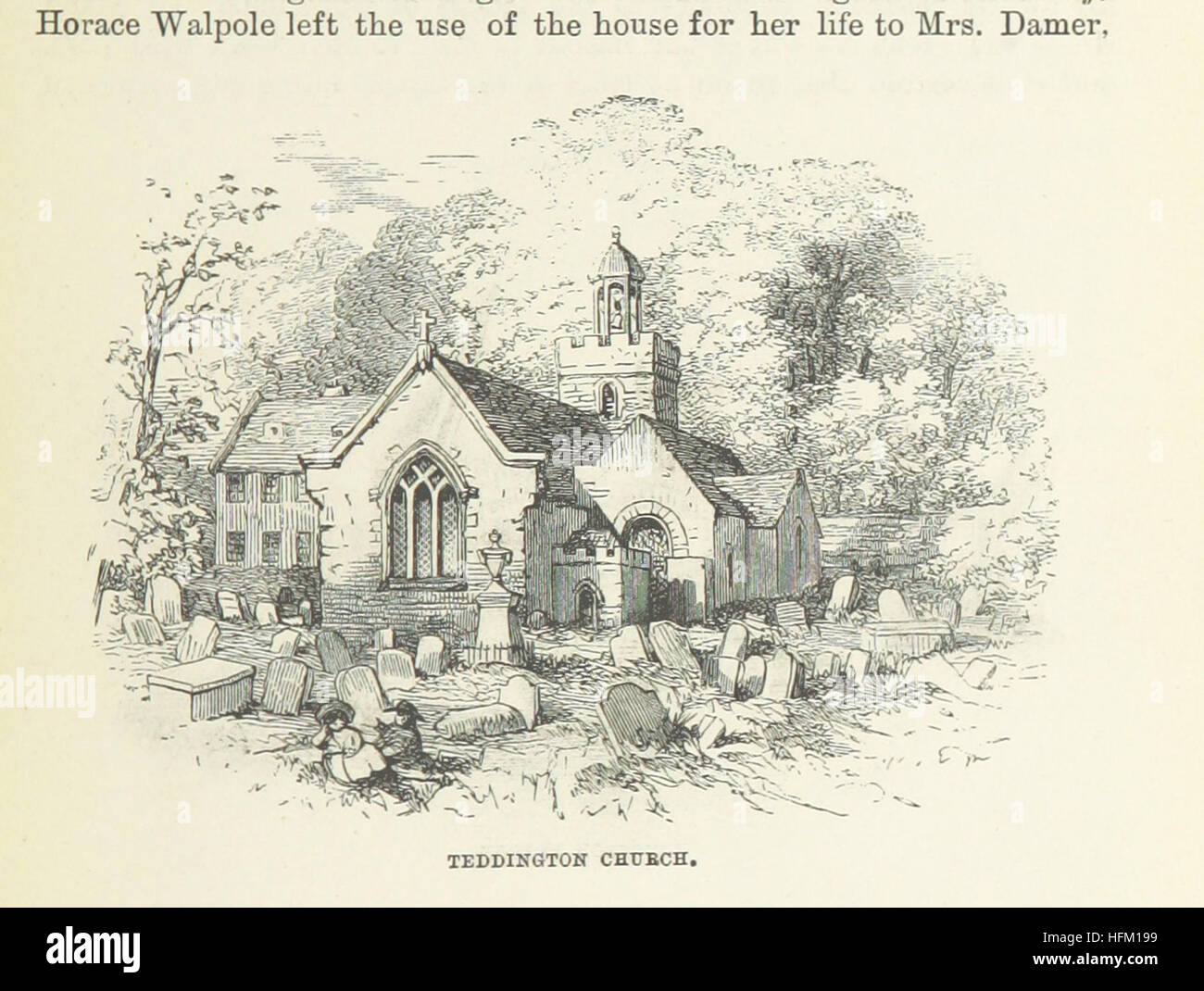 This image from 'Popular Guide up the Thames' highlights key locations ...