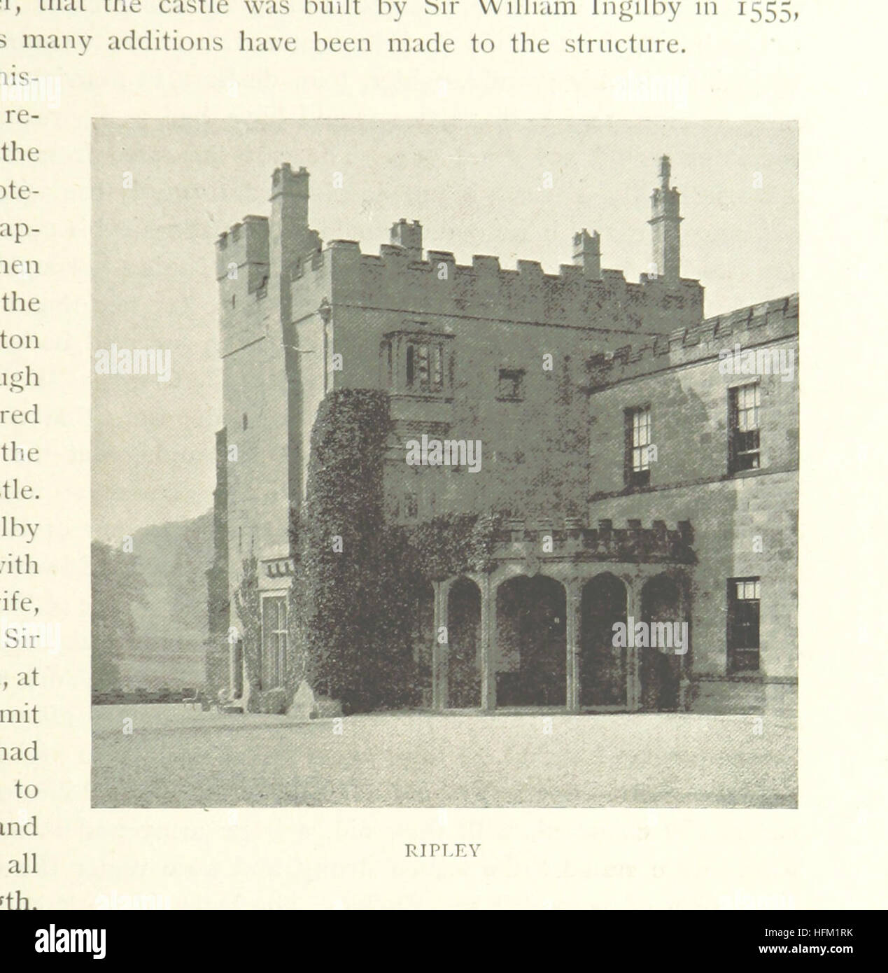 This image features a page from 'The Castles of England,' providing ...