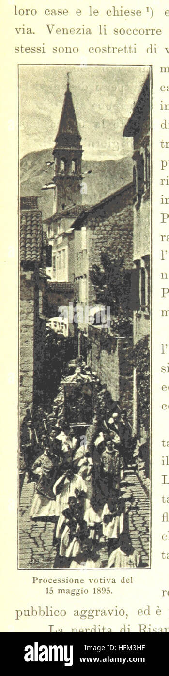 The image from 'Storia di Perasto' depicts the history of the town of ...