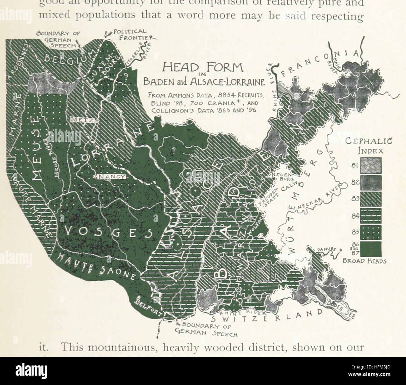This image is from 'The Races of Europe,' a sociological study by ...