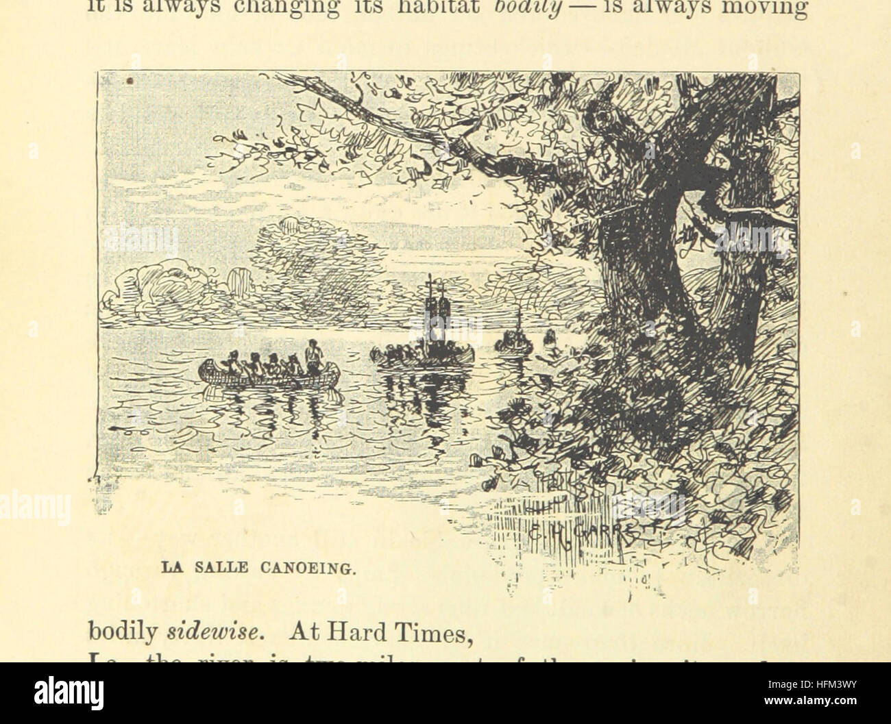 Image from 'Life on the Mississippi' by Mark Twain, showing scenes from ...
