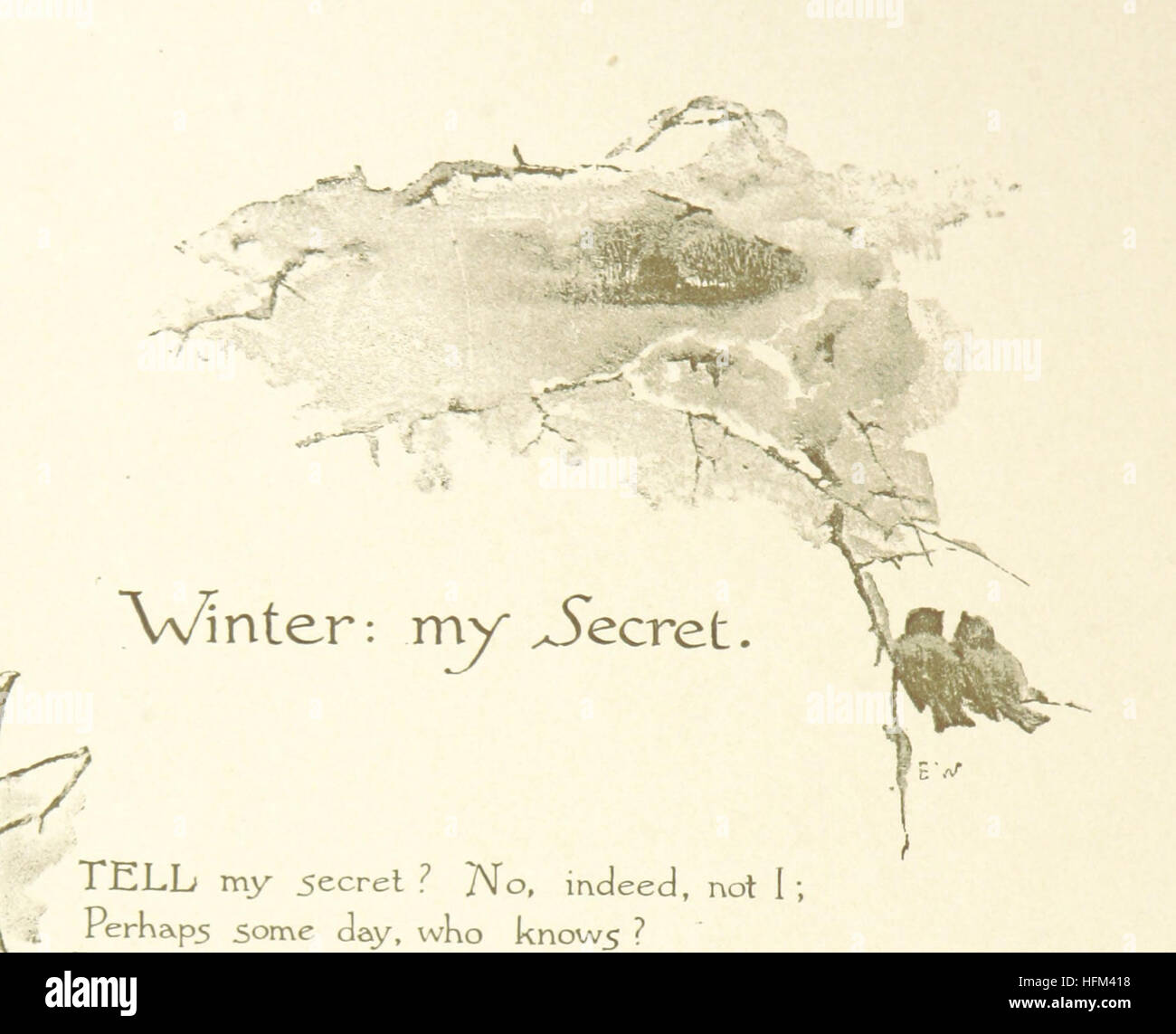 This image from page 30 of 'Through Woodland and Meadow' features poems ...