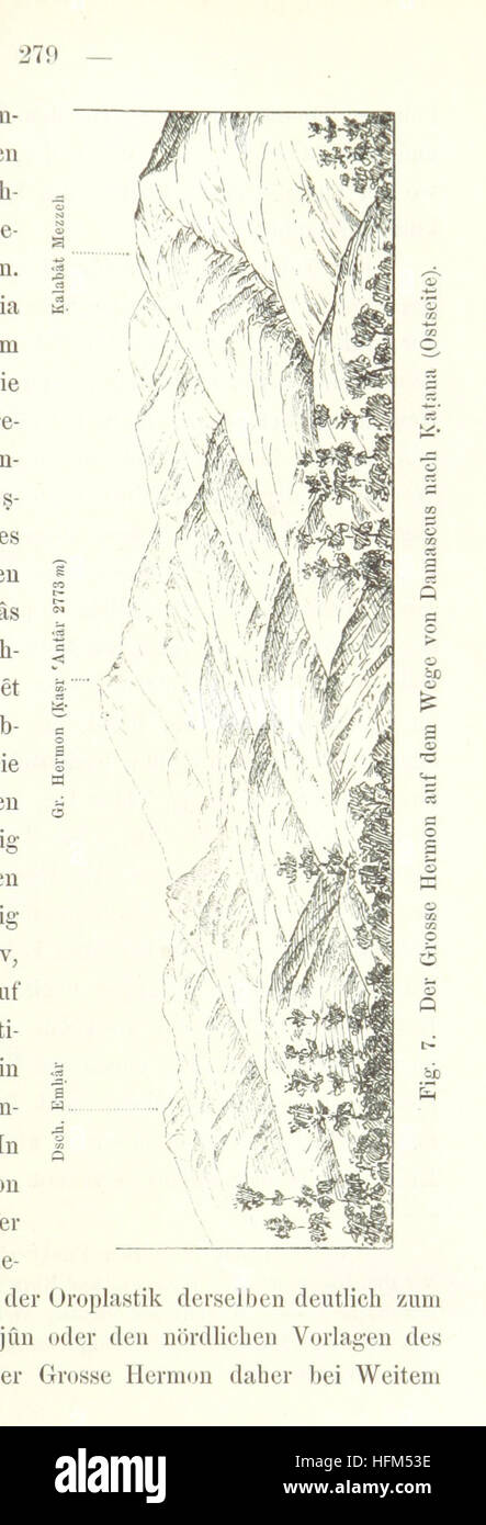 This image is from 'Libanon,' a study of the physical geography and ...