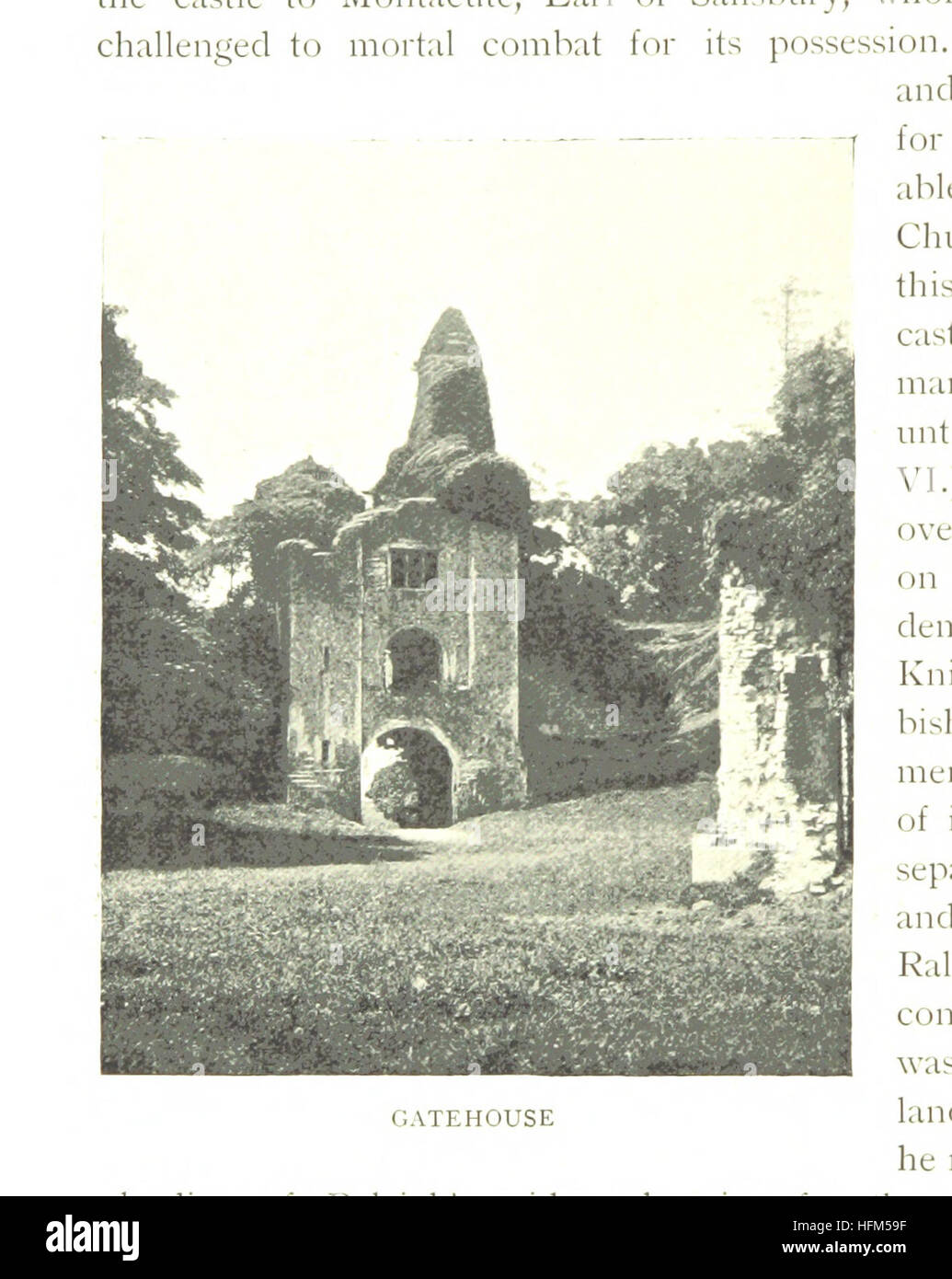 The image from page 306 of 'The Castles of England' illustrates the ...