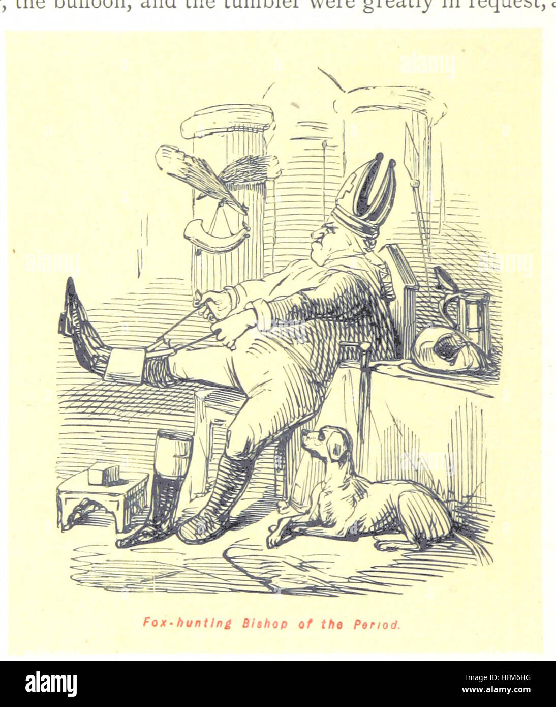 This image from 'The Comic History of England' features illustrations ...