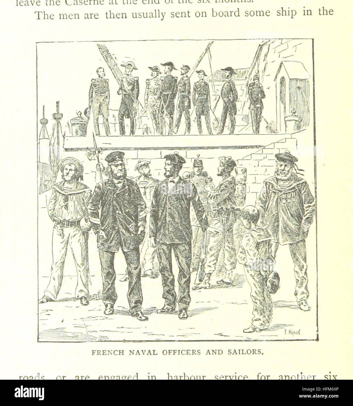 This image from 'Ships, Sailors and the Sea' illustrates the life and ...