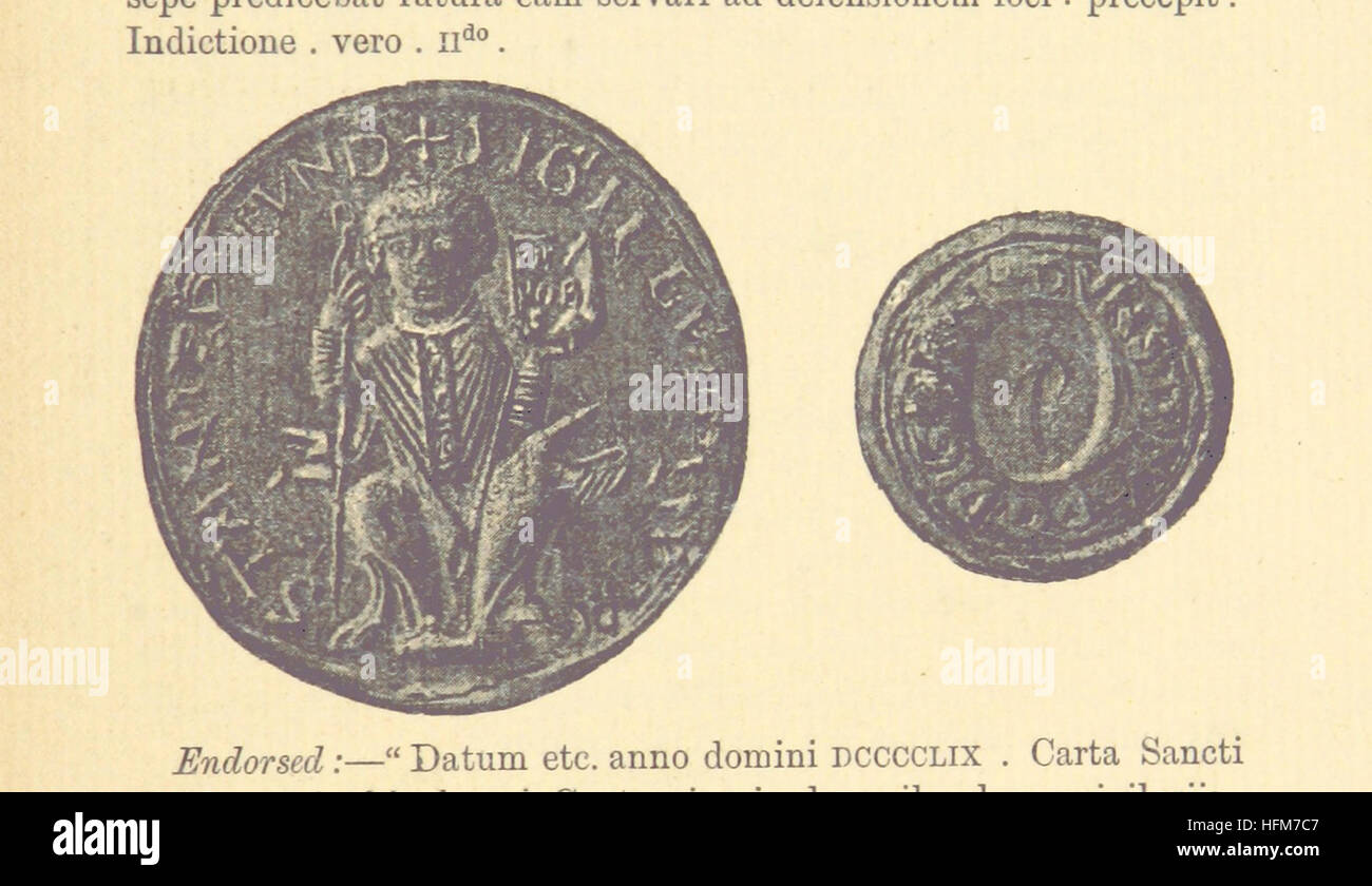 A page from 'Cartularium Saxonicum,' documenting Anglo-Saxon charters ...