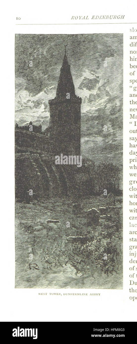 This image from 'Royal Edinburgh' illustrates the key figures and ...
