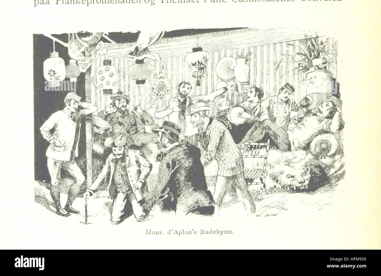 The image illustrates the life in Paris during the 1830s, showing the ...