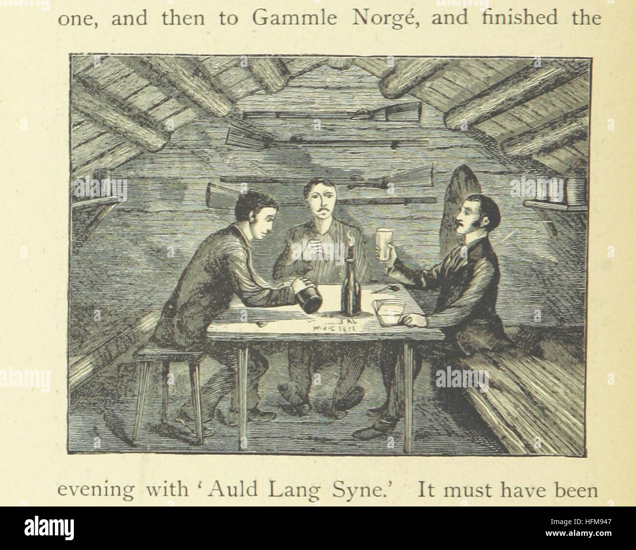 This image from 'Three in Norway' shows sketches by the authors, I. A ...