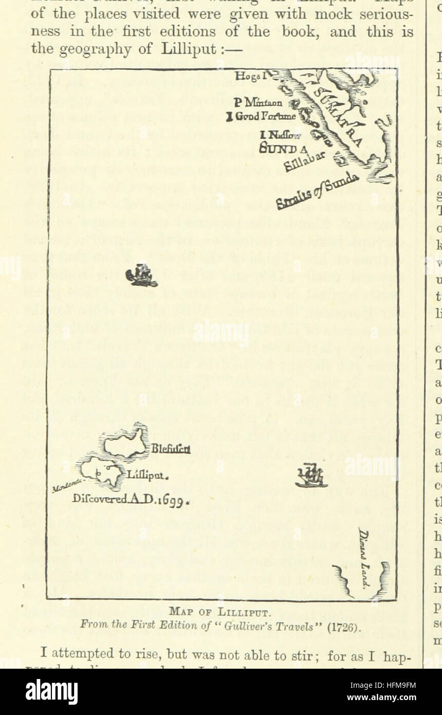 Map of gulliver hi-res stock photography and images - Alamy