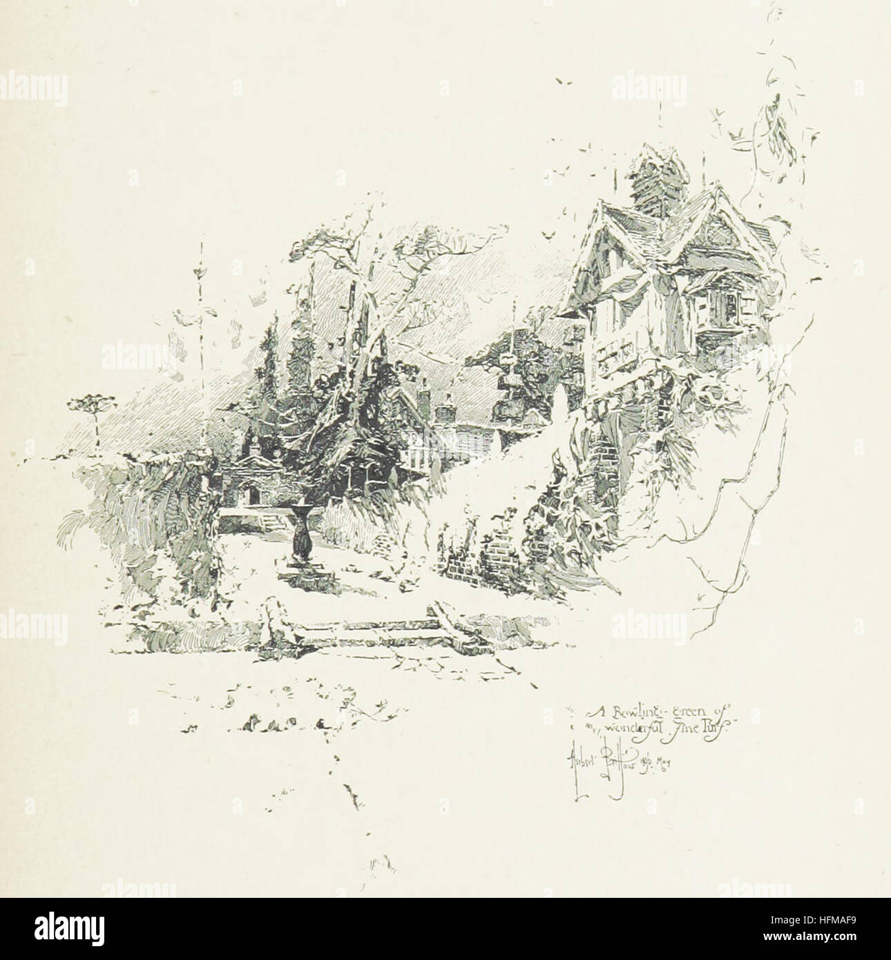 This image from page 329 of 'Cherry & Violet' depicts the Great Plague ...