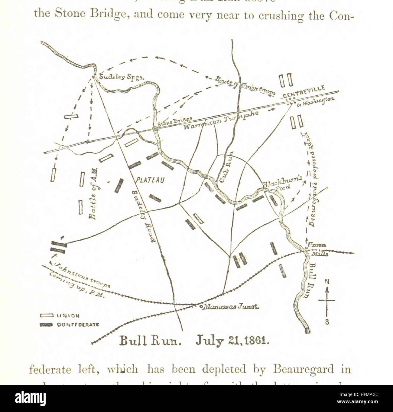 This image from 'A Bird's-Eye View of Our Civil War' illustrates a ...
