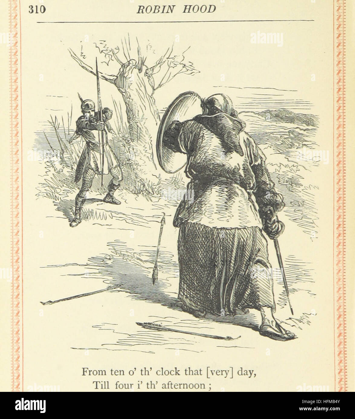 The image from page 330 of 'Robin Hood: A Collection of Poems, Songs ...