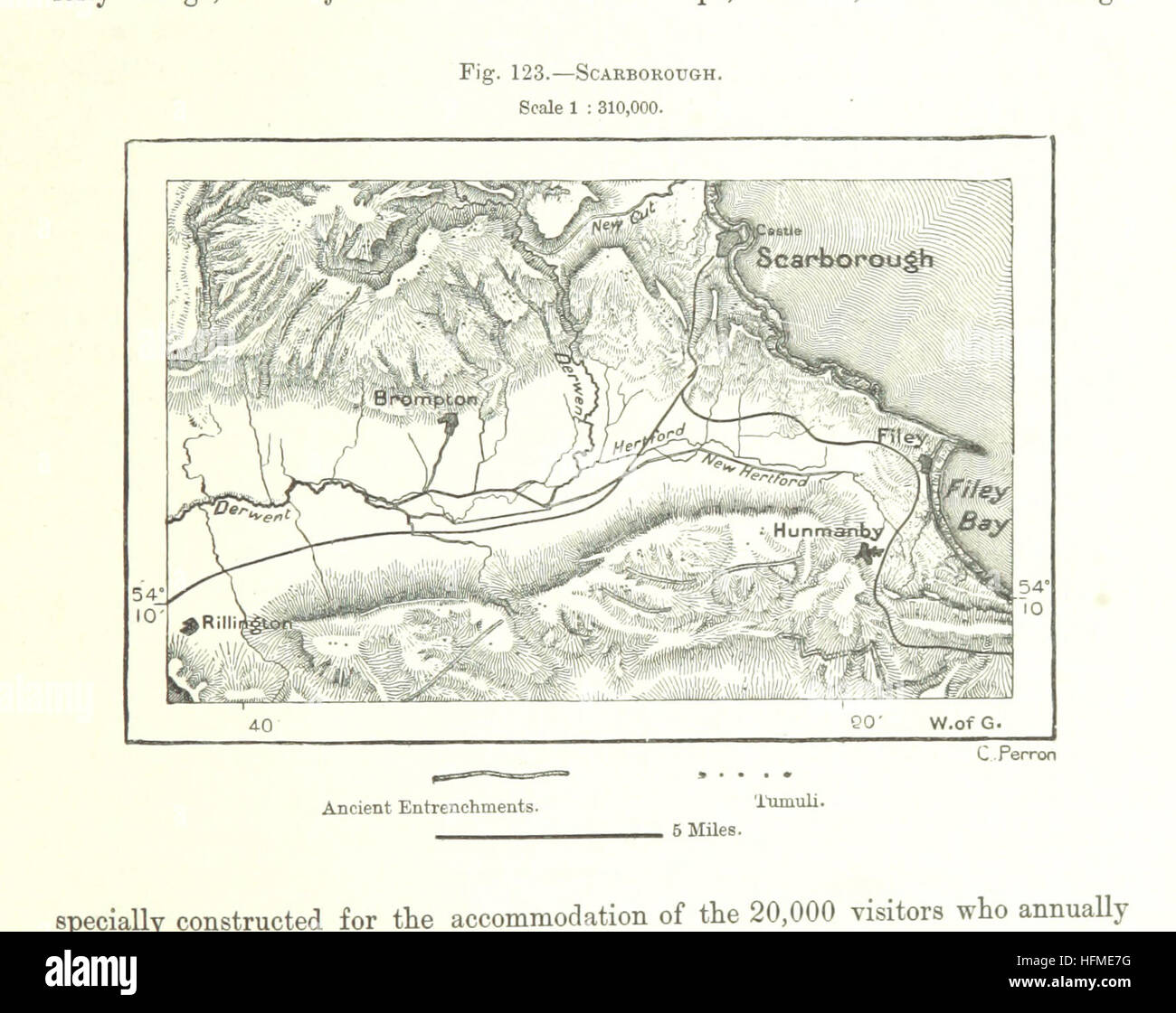 Old maps of scarborough hi-res stock photography and images - Alamy