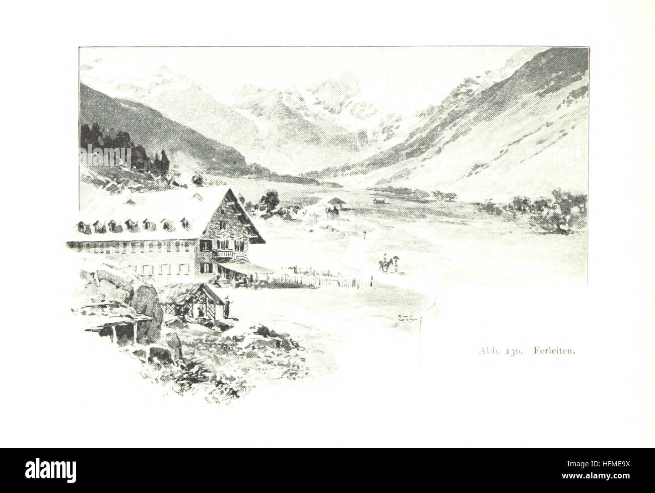 Page from 'Aus den Alpen,' illustrated by Robert von Lendenfeld ...