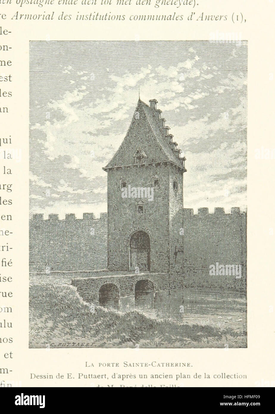 An illustrated history of Antwerp, Belgium, spanning different ...