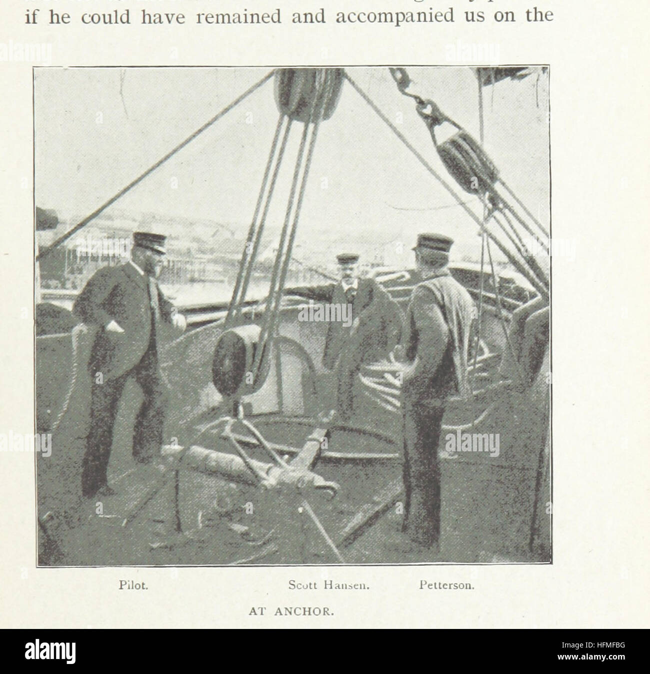 The image from 'With Nansen in the North' depicts the Fram expedition ...