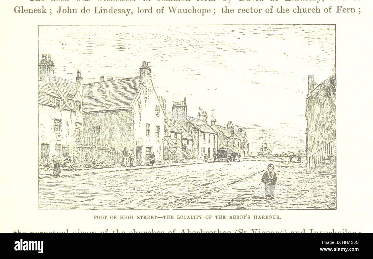 Arbroath map hi-res stock photography and images - Alamy