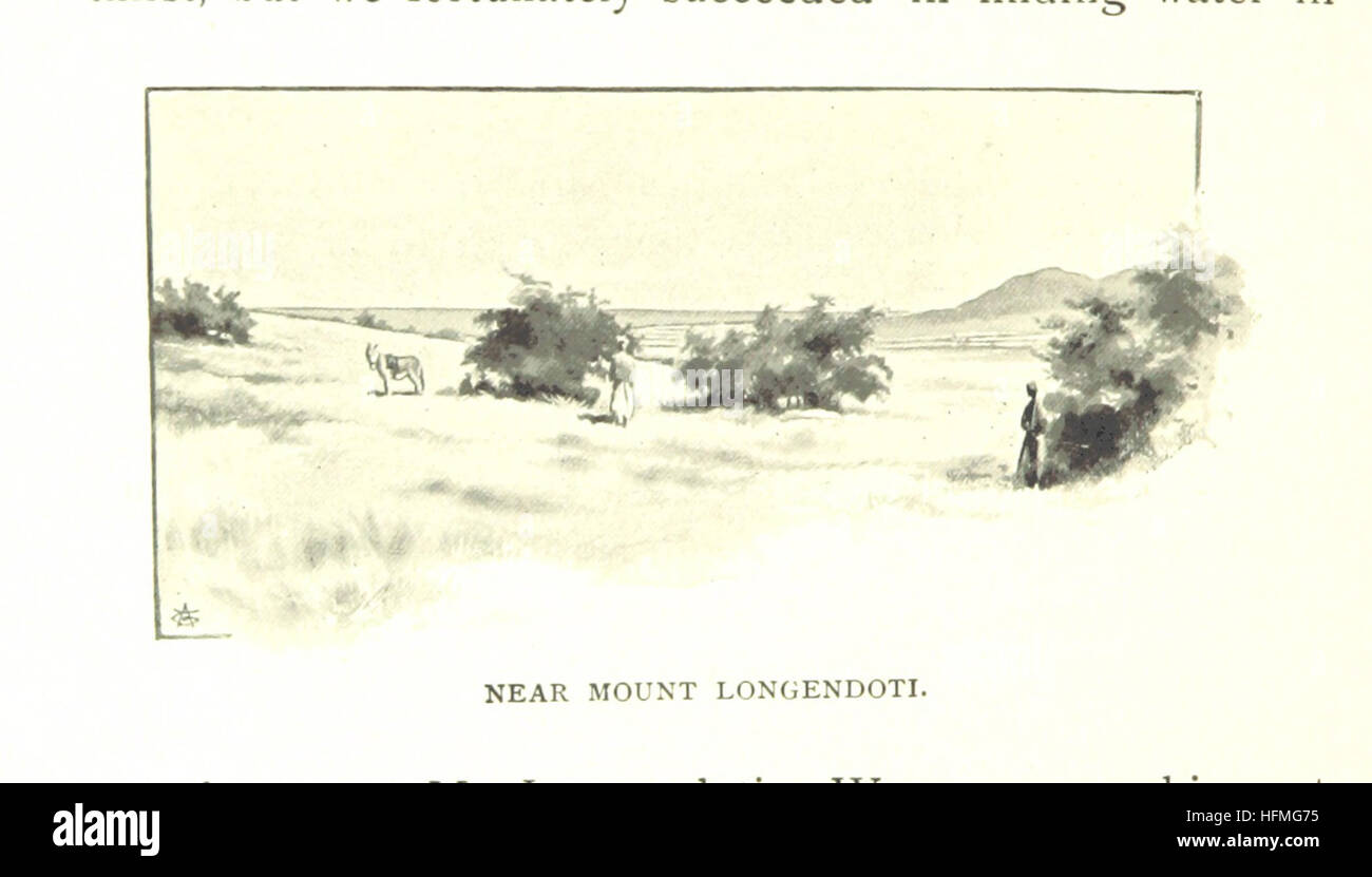 This image is from 'Through Unknown African Countries,' documenting an ...