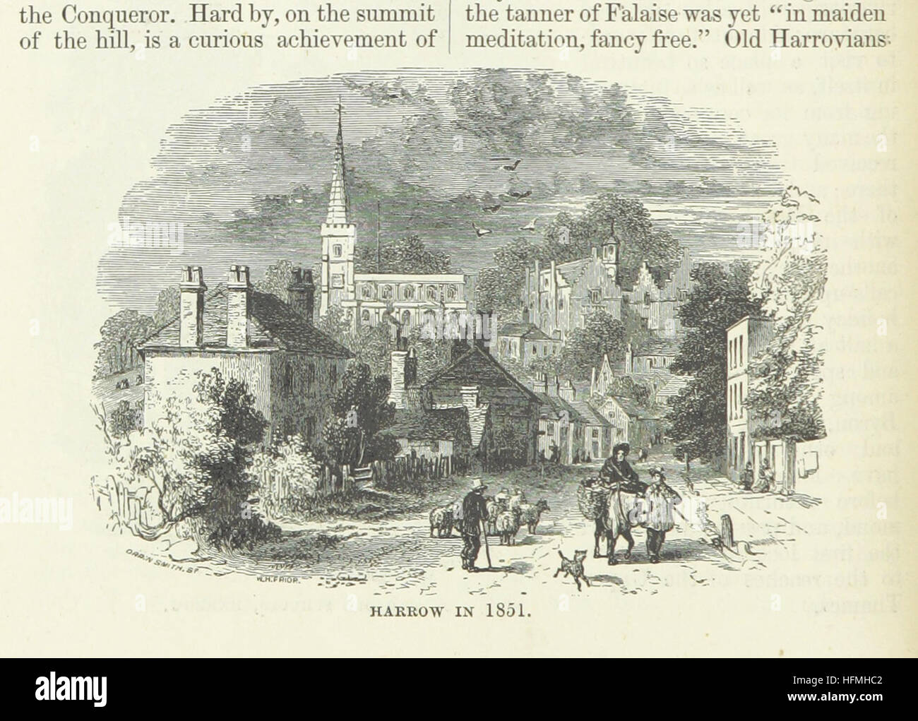 The image depicts a view from the river between Westminster and Windsor ...