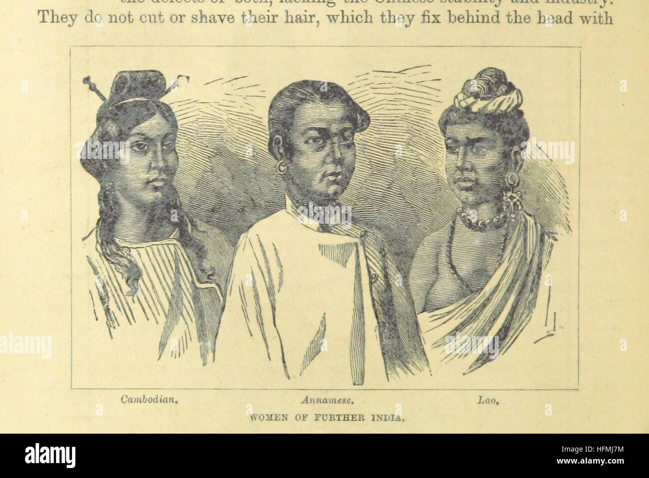 This page from 'The World's Inhabitants' highlights a detailed ...