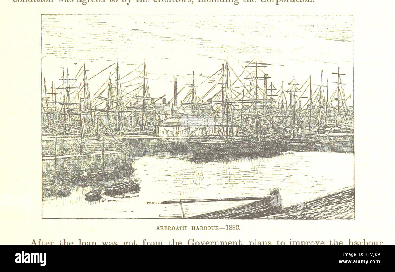 Map of arbroath hi-res stock photography and images - Alamy