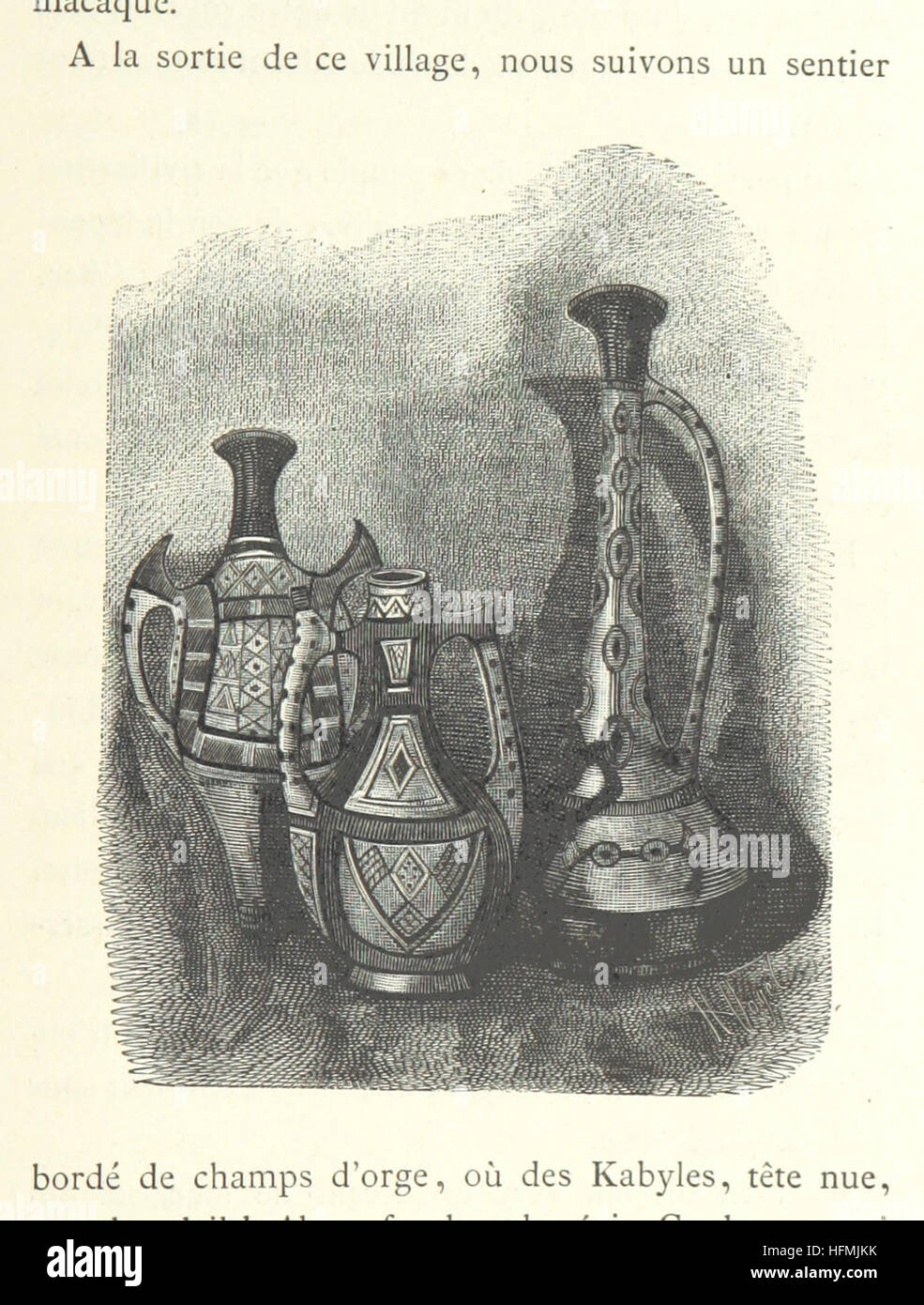 This image from page 367 of 'Kabyles et Kroumirs' features drawings by ...