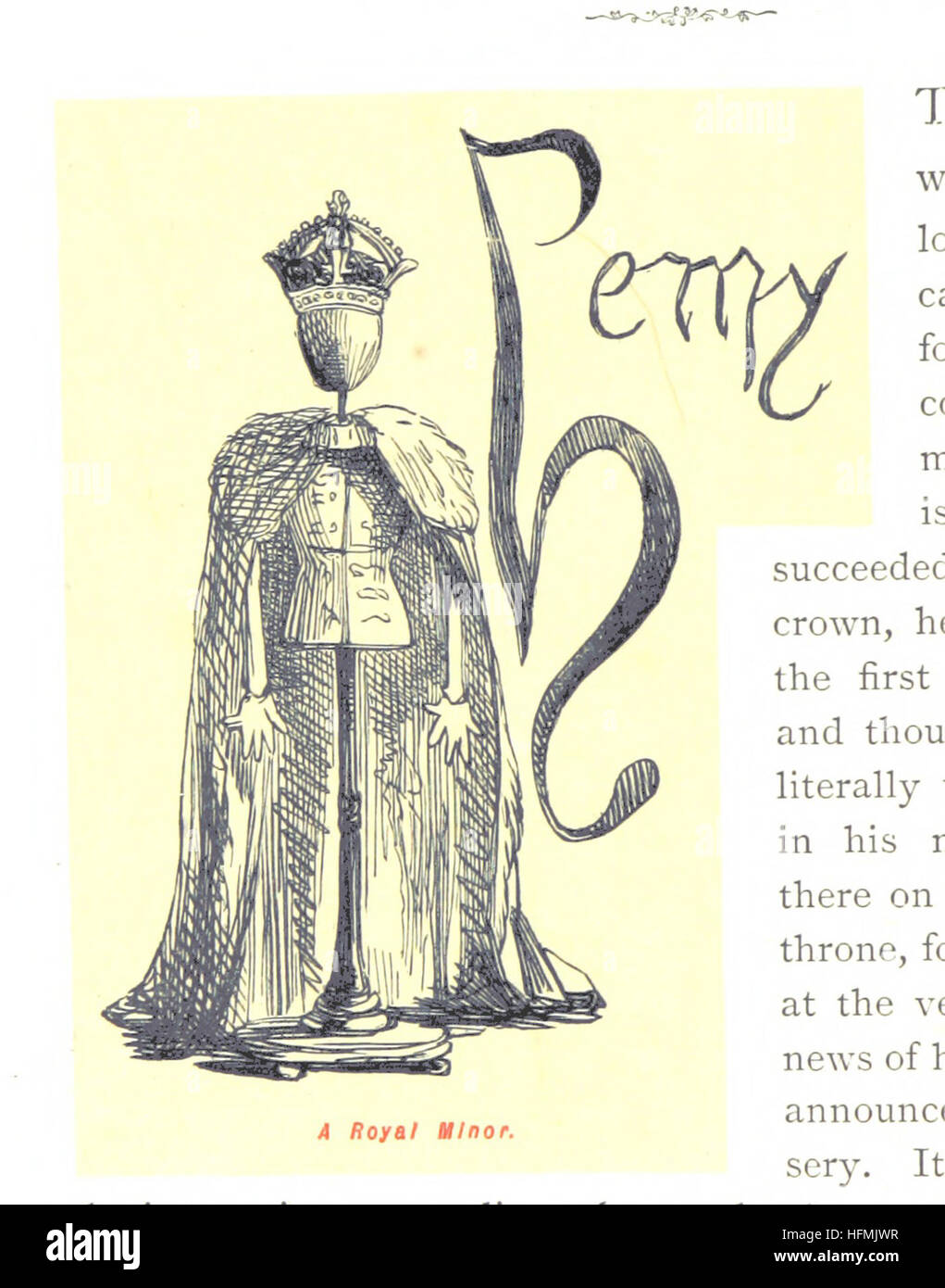 The image showcases a page from 'The Comic History of England ...