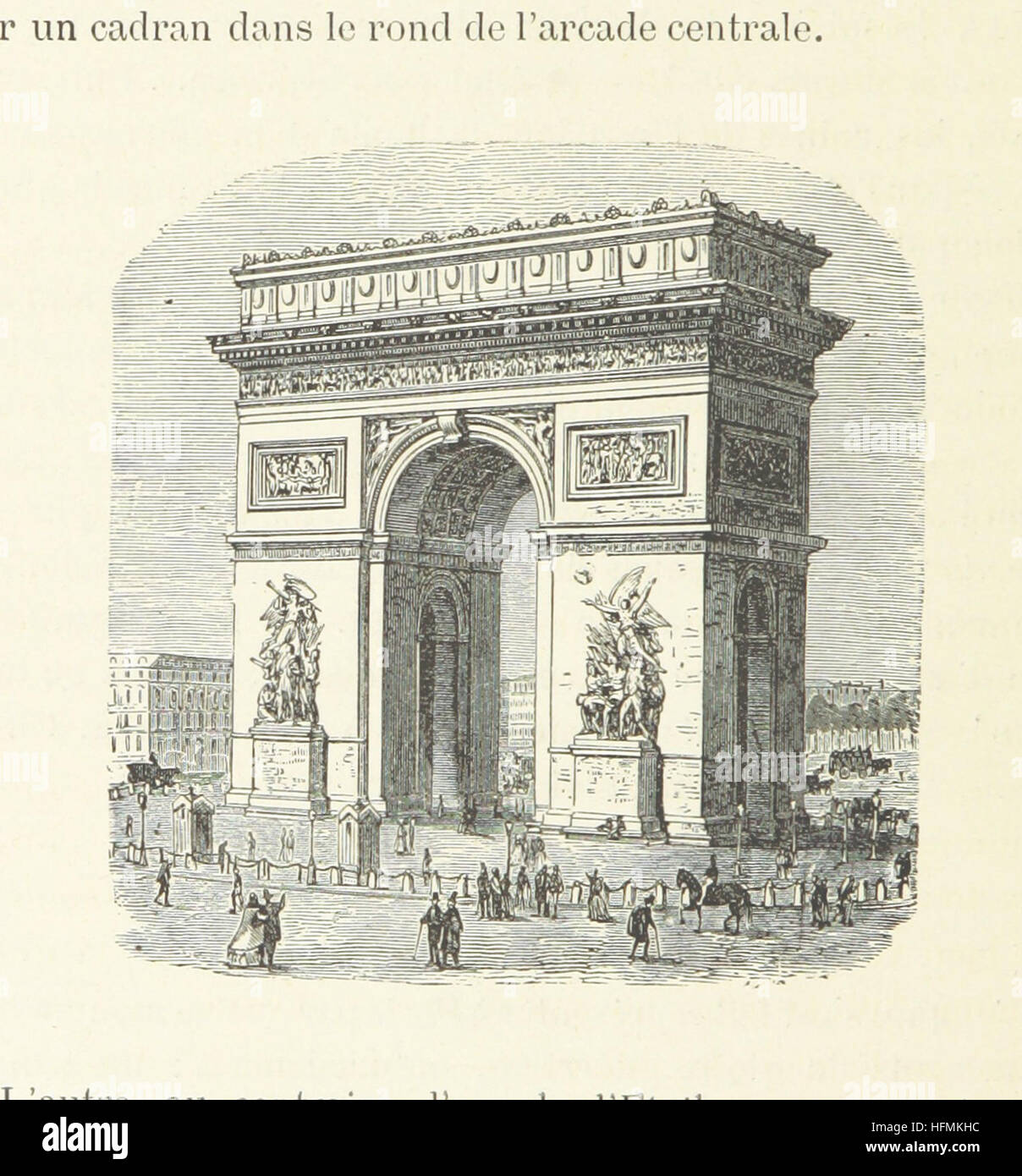 Illustration from 'Notre capitale Paris' depicting the iconic landmarks ...