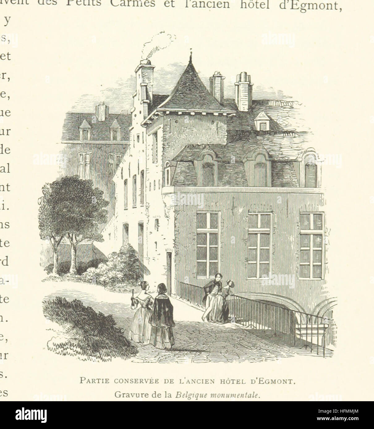 The image from 'Bruxelles à travers les âges' (Brussels Through the ...