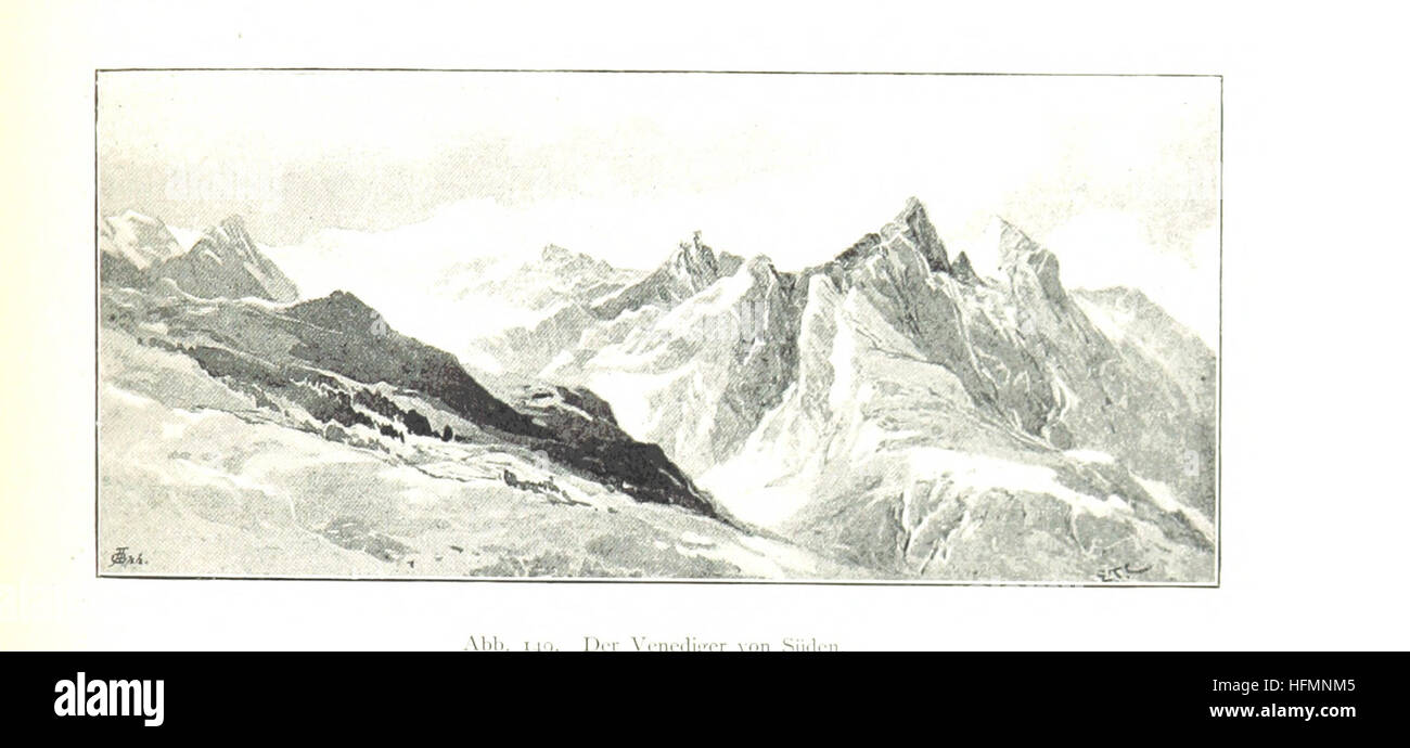 A German work on the Alpine region, featuring illustrations and ...