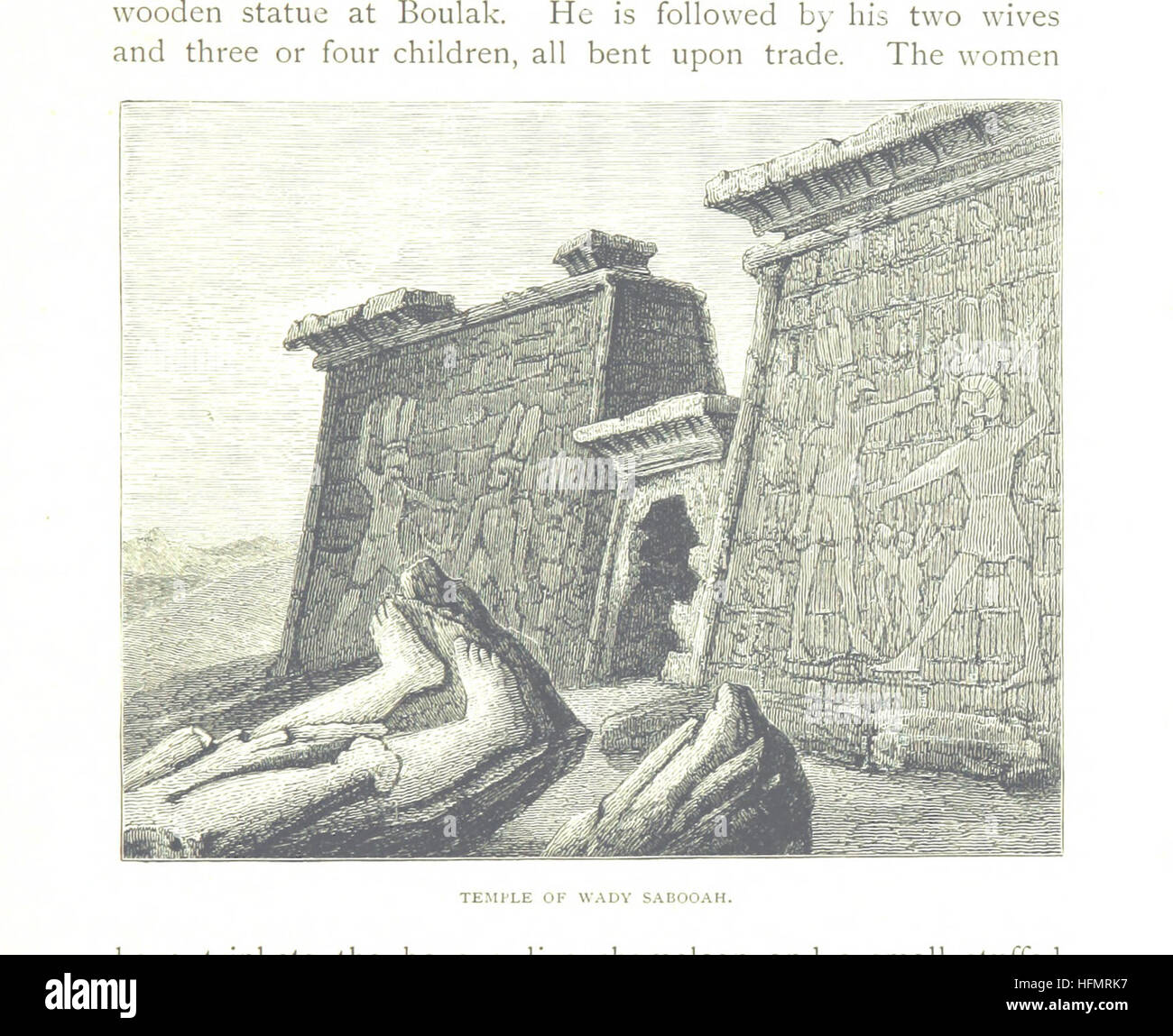 An image from 'A Thousand Miles up the Nile', a travel narrative about ...