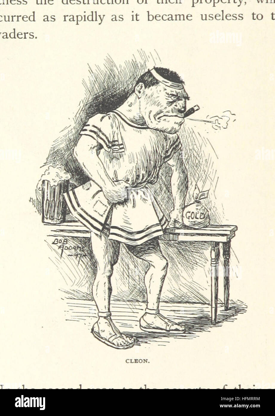 Image from 'Comic History of Greece' depicting a historical narrative ...